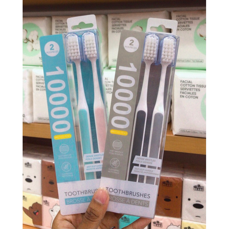 Jual Miniso Toothbrushes with fine dense bristles/sikat gigi miniso ...