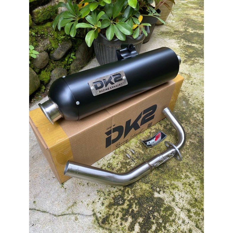 Jual standar racing knalpot dk2 black hole series Mio beat Vario scopy ...