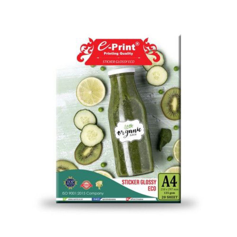 Jual E-print Sticker Glossy Eco 135gsm | Shopee Indonesia