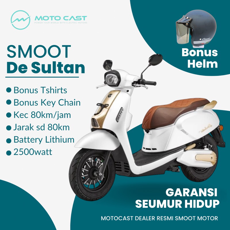 Jual Motor Listrik SMOOT De Sultan | Shopee Indonesia