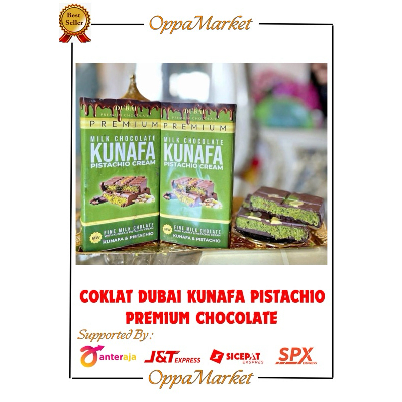 Jual COKLAT DUBAI PREMIUM KUNAFA PISTACHIO IMPOR | Shopee Indonesia