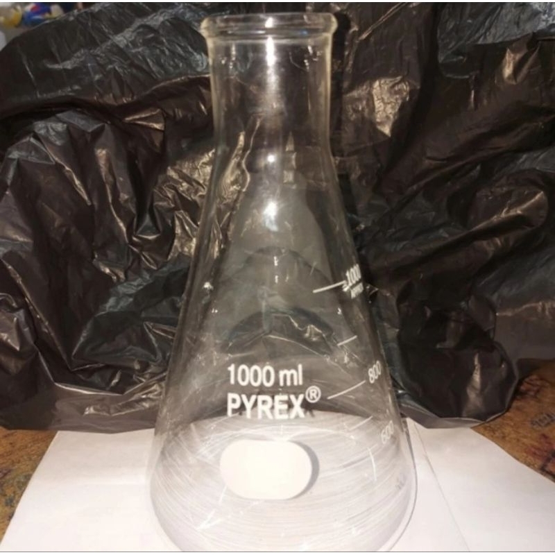 Jual Erlenmeyer Pyrex 50, 100, 250, 500, 1000 ml | Shopee Indonesia