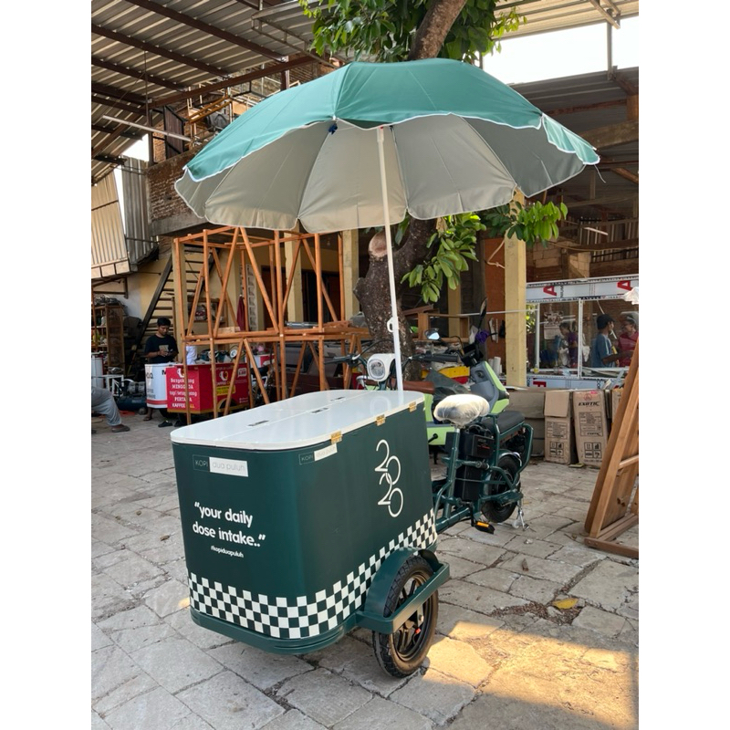 Jual gerobak sepeda listrik | gerobak listrik | invoice | Shopee Indonesia