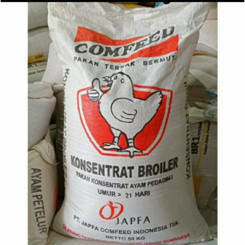Jual Comfeed Pakan Konsentrat Ayam Pedaging BROILER eceran Kiloan 1kg ...