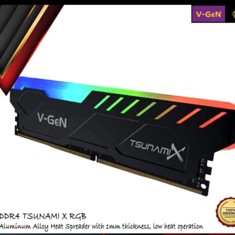 Jual RAM DDR4 VGEN TSUNAMI X 8GB 2666Mhz | Shopee Indonesia