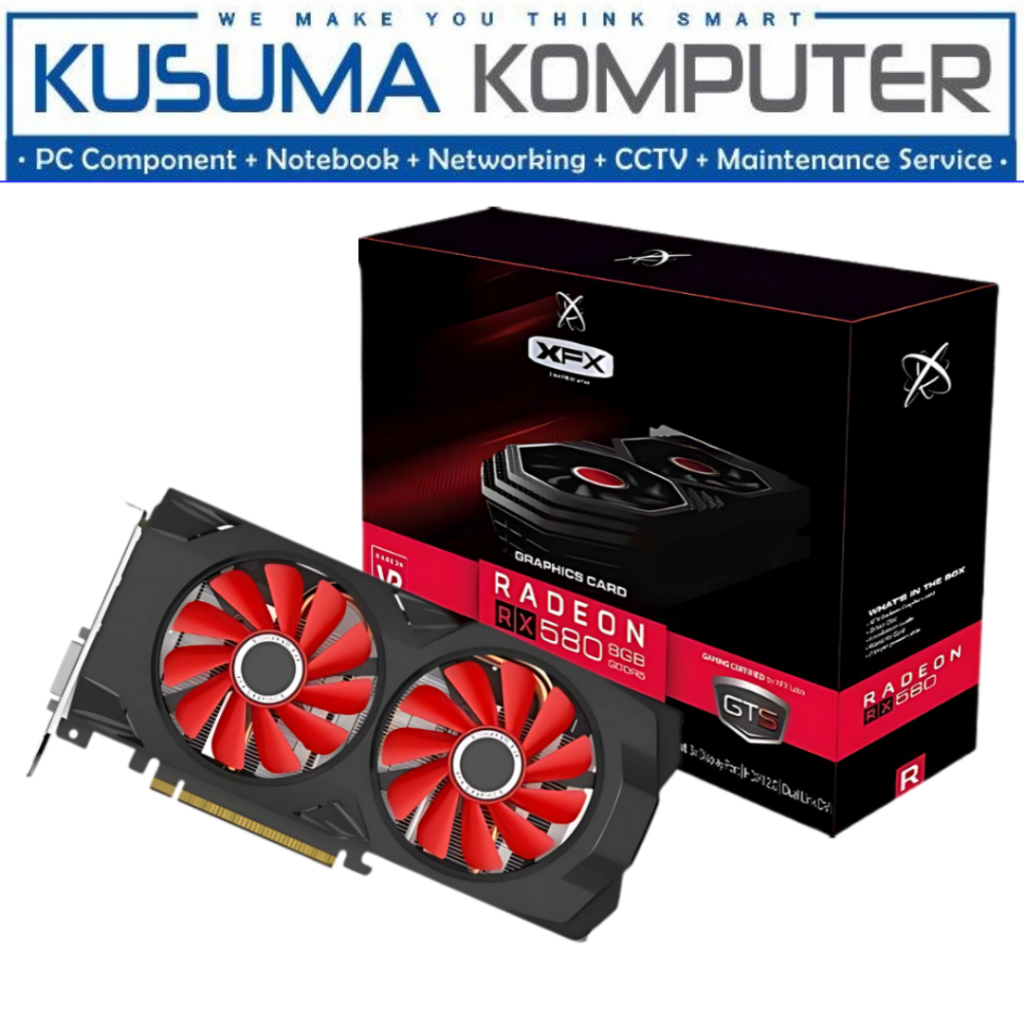 Jual VGA XFX Radeon RX 580 RX580 8GB GDDR5 GTS | Shopee Indonesia