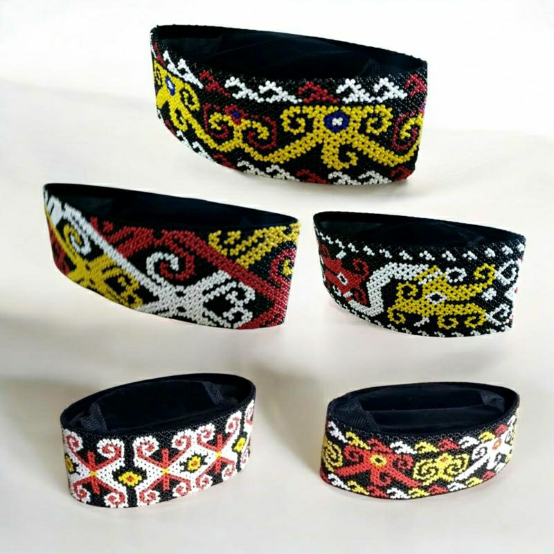 Jual Peci manik songkok manik khas Dayak kalimantan | Shopee Indonesia