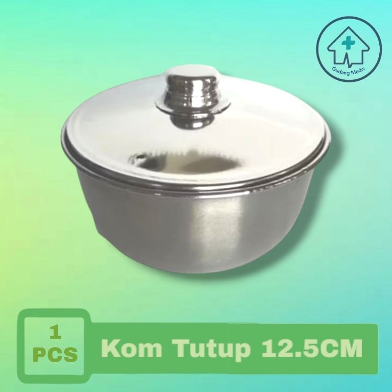 Jual Kom Tutup Iodine Com Tutup 12,5Cm Kom Kapas 12,5CM | Shopee Indonesia