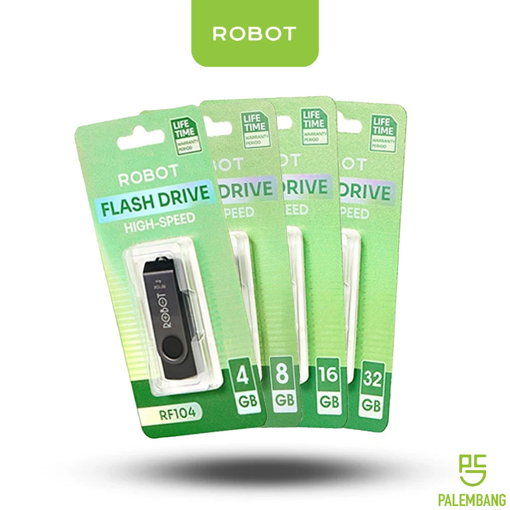Jual ROBOT RF104/RF108/RF116/RF132 Flashdisk 4GB/8GB/16GB/32GB Real Capacity Dustproof Plug and ...