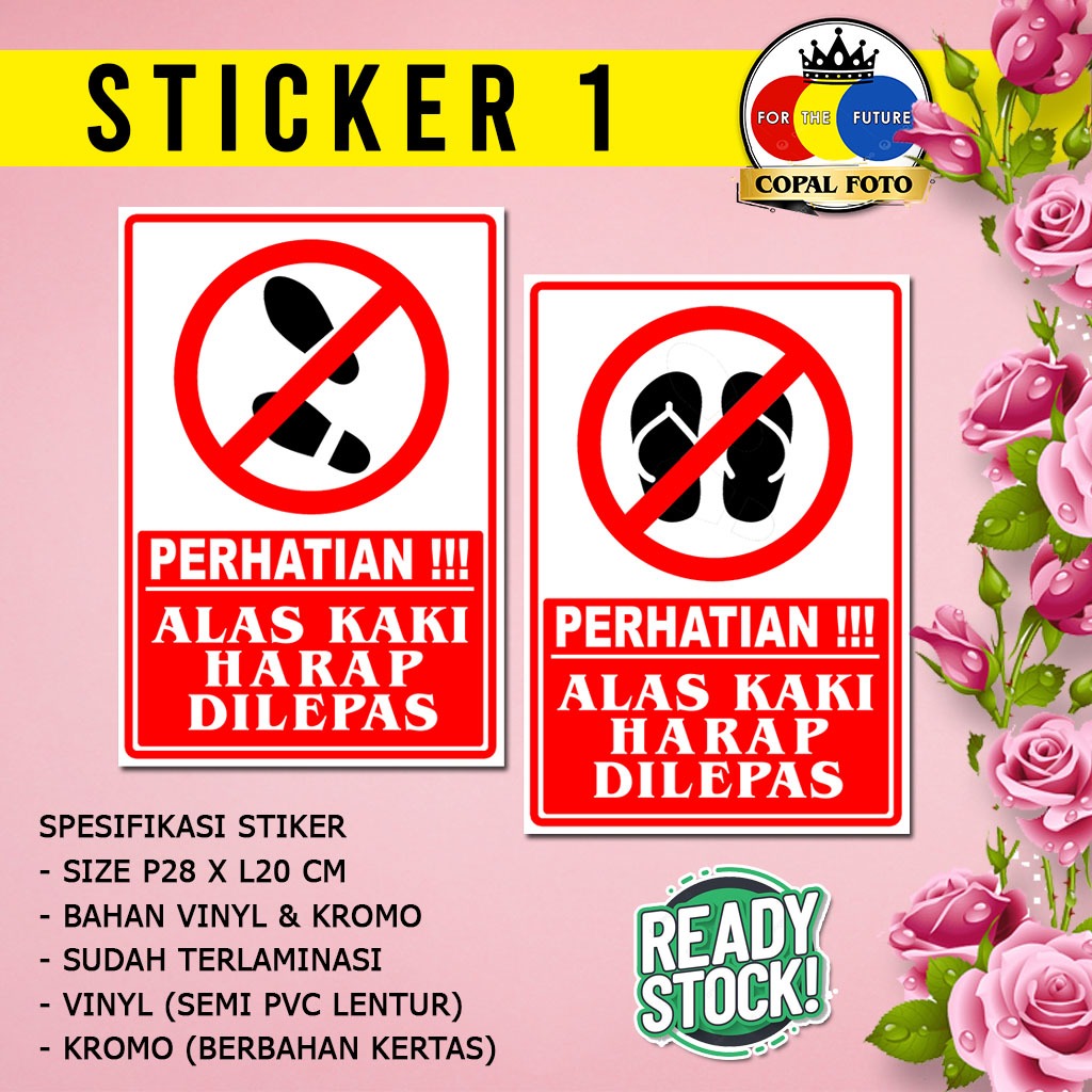Jual Sticker alas kaki harap di lepas Size P28 x L20 cm | Shopee Indonesia