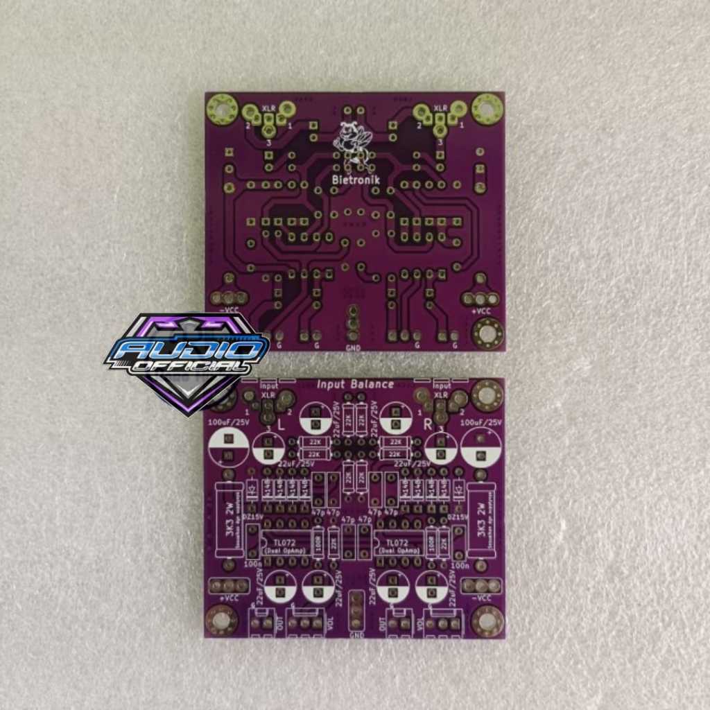 Jual Pcb INBAL Input Balance Stereo Double Layer FR4 Fiber | Shopee ...