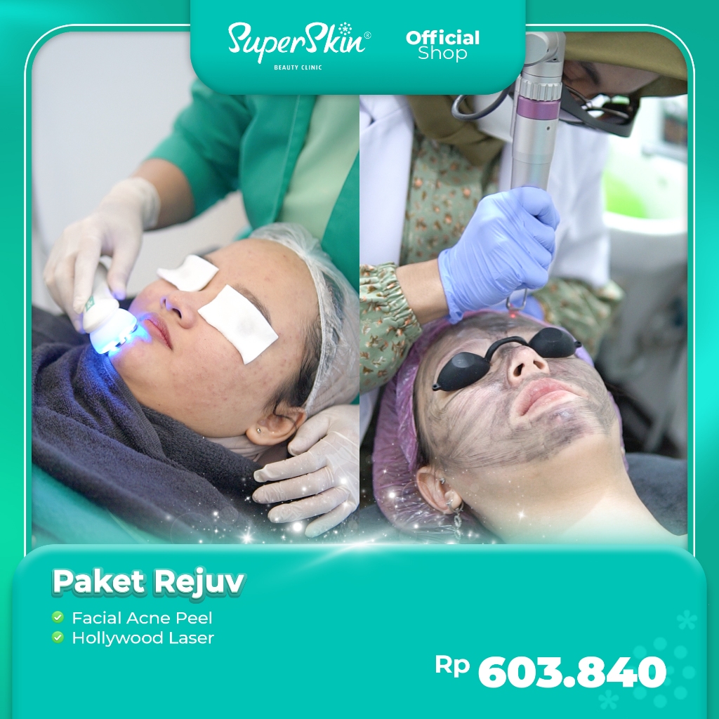 Jual Superskin Paket Rejuv: Hollywood Laser, Facial Acne Peel | Shopee ...
