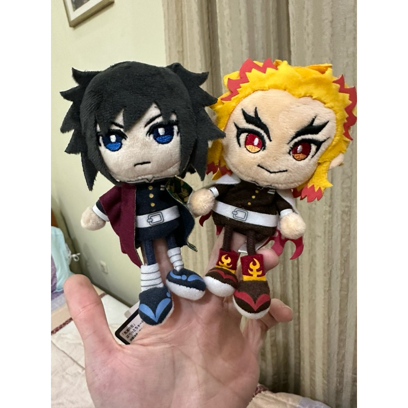 Jual Official Puppet Charm Plush Giyu Tomioka & Kyojuro Rengoku from ...