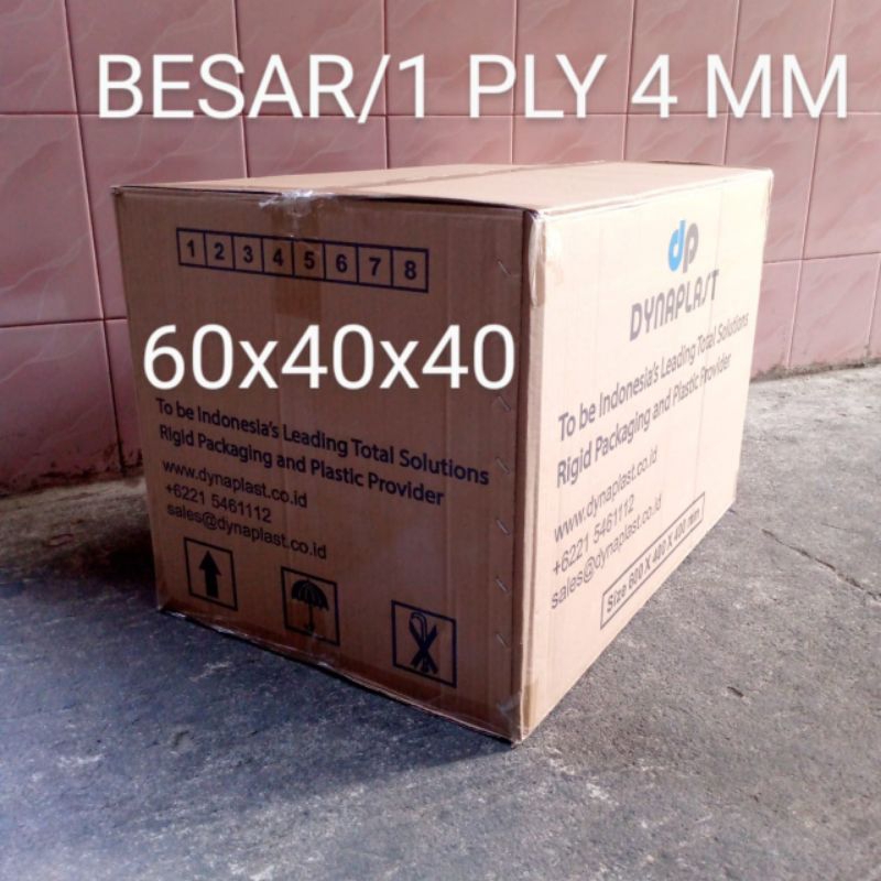 Jual KARDUS BEKAS/BESAR/TEBAL 1 PLY UKURAN 60X40X40 CM UNTUK PACKING ...