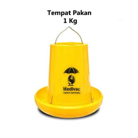 Jual tempat makan ayam / tempat ransum ayam produk medion kapasitas ...