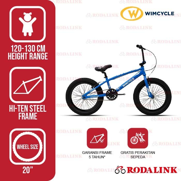 Jual Wimcycle Sepeda Anak BMX 20" Thrasher | Shopee Indonesia