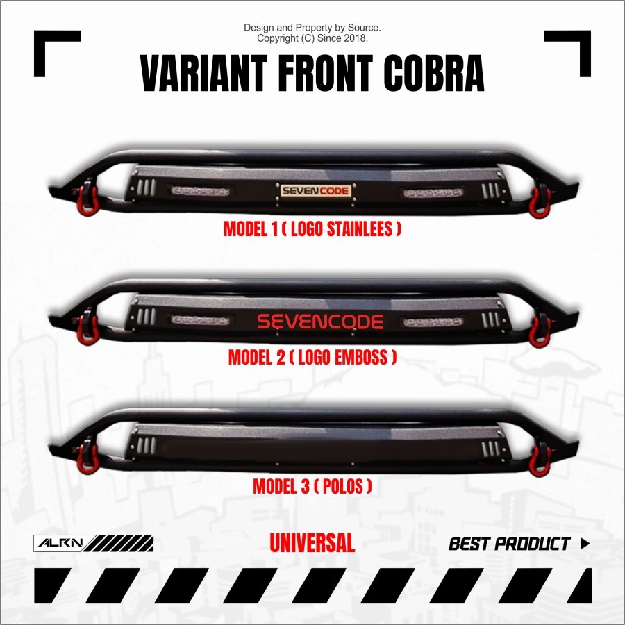 Jual Front Bumper guard Cobra Sevencode - Honda WRV WR-V | Shopee Indonesia