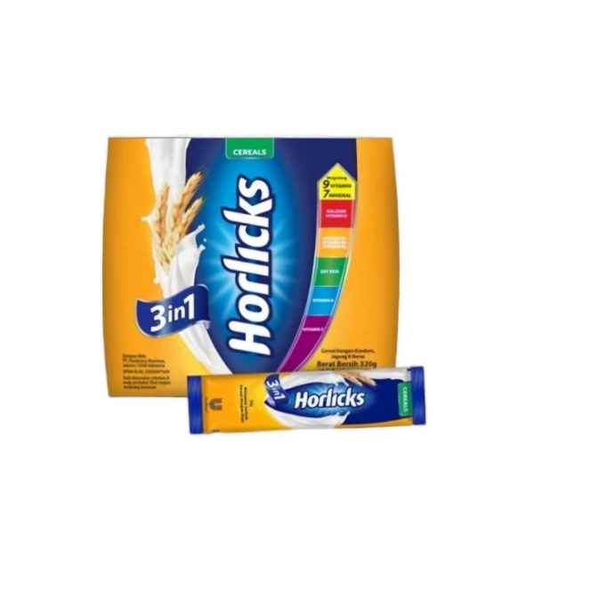 Jual Horlicks 3 In 1 Nutricious Malted Drink | Shopee Indonesia