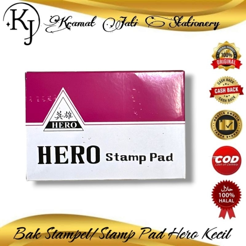 Jual Bak Stampel/Stamp Pad Hero Kecil (1 Pcs) | Shopee Indonesia