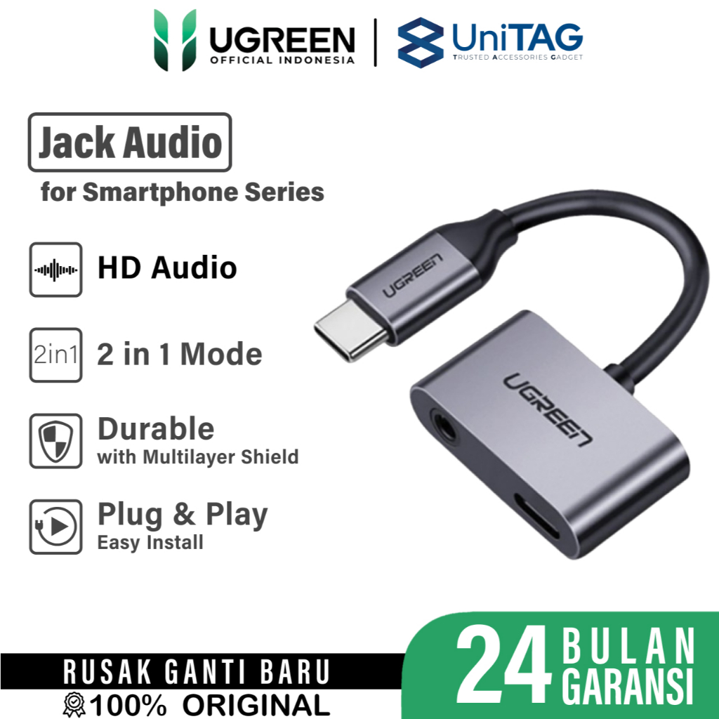 Jual UGREEN Kabel Adapter Converter iPhone 16 15 Samsung Type C to ...
