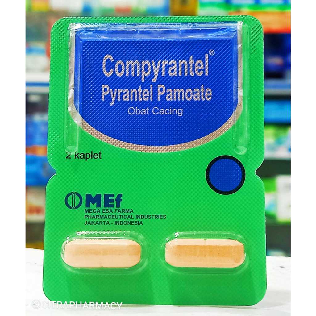 Jual COMPYRANTEL KAPLET 𝟏 𝐒𝐓𝐑𝐈𝐏 𝐈𝐒𝐈 𝟐 𝐊𝐀𝐏𝐋𝐄𝐓 - Obat Cacing Untuk Anak ...
