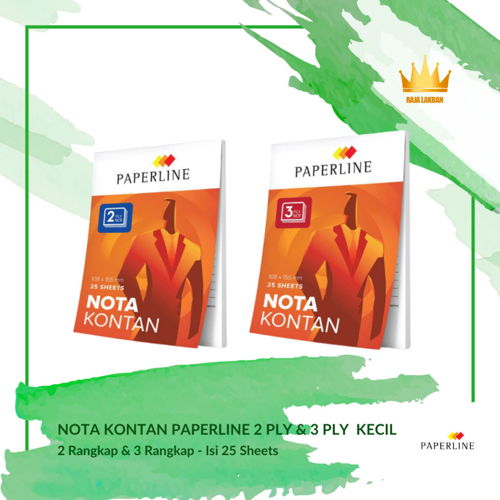 Jual Buku Nota Kontan Nota Jual Beli Paperline 2 PLY & 3 PLY NCR/ Kecil ...