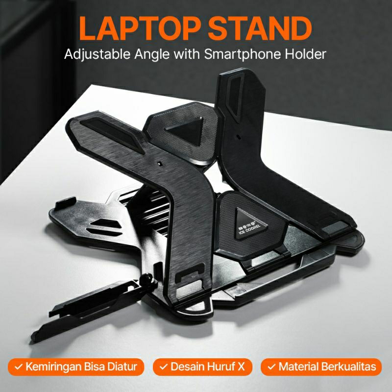 Jual Laptop Stand Ice Coorel Adjustable Angle E5 | Stand Laptop Ergonomis dengan Holder ...