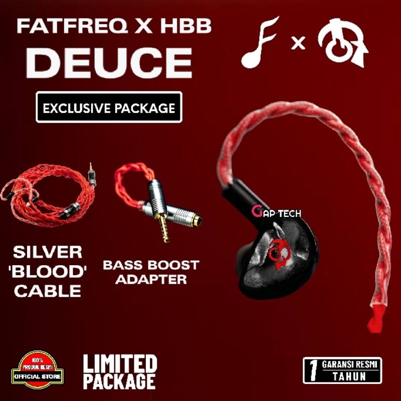 Jual FATfreq x HBB Deuce / HBB / Deuce In Ear Monitor Earphone with ...