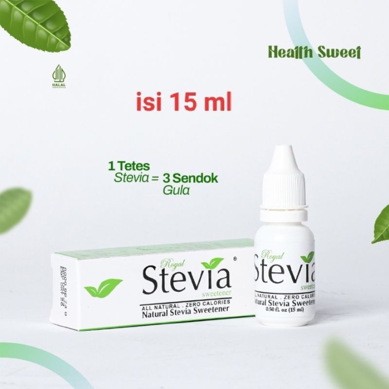Jual ROYAL STEVIA PEMANIS ALAMI UNTUK DIABETES 15ML | Shopee Indonesia