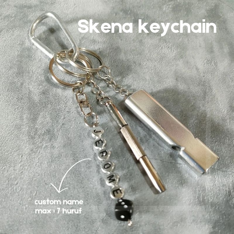 Jual RAGACRAFT - SKENA KEYCHAIN Custom Name vol.1 / Kalter Keychain ...