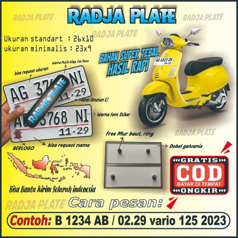 Jual Cetak angka FONT TERBARU (Baut tanam), Super tebal | Shopee Indonesia