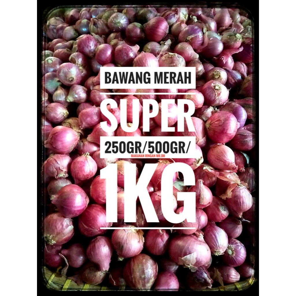 Jual Bawang merah SUPER asli garut 1kg/500gr/250gr UMKM lokal | Shopee ...