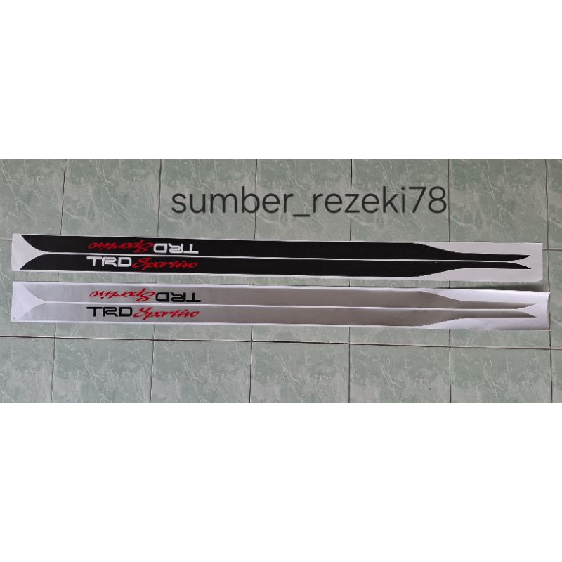 Jual sticker stiker trd Sportivo fortuner/stiker Toyota Fortuner TRD ...