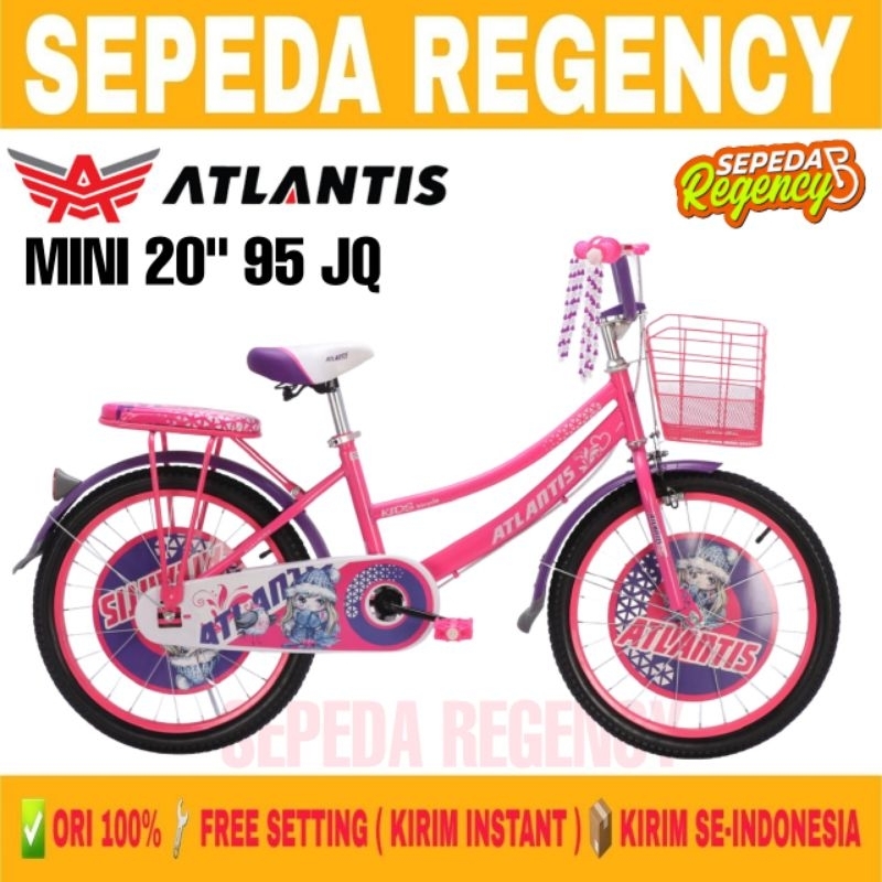 Jual Sepeda Anak Perempuan ATLANTIS 95 JQ 20 Inch Sepeda Keranjang Anak ...