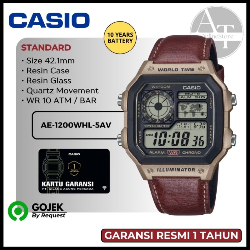 Jual Jam Tangan Pria Casio AE-1200WHL-5AV AE1200WHL ORIGINAL Resmi | Shopee Indonesia
