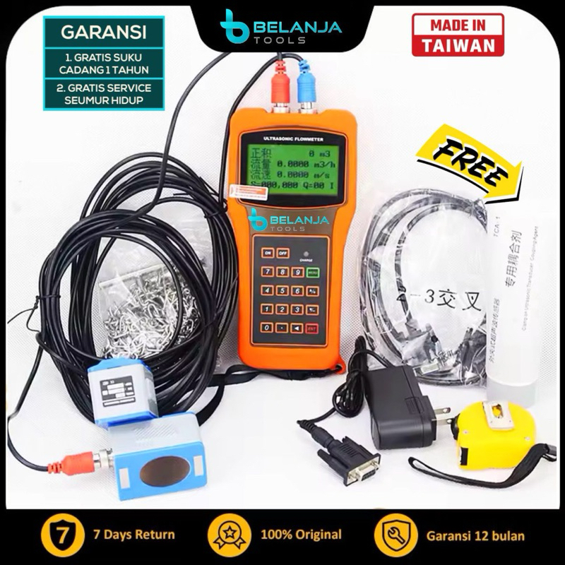 Jual Ultrasonic Flow Meter TUF2000H 300-6000mm TL1 Liquid Tester ...