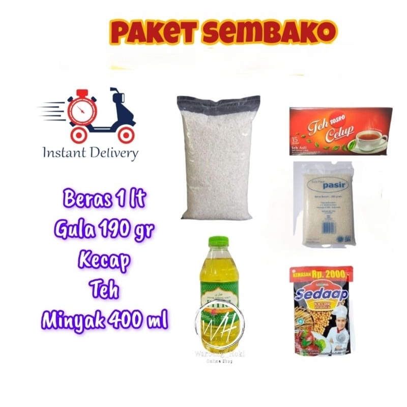 Jual PAKET SEMBAKO MURAH BERAS HAMPERS SEMBAKO HEMAT | Shopee Indonesia