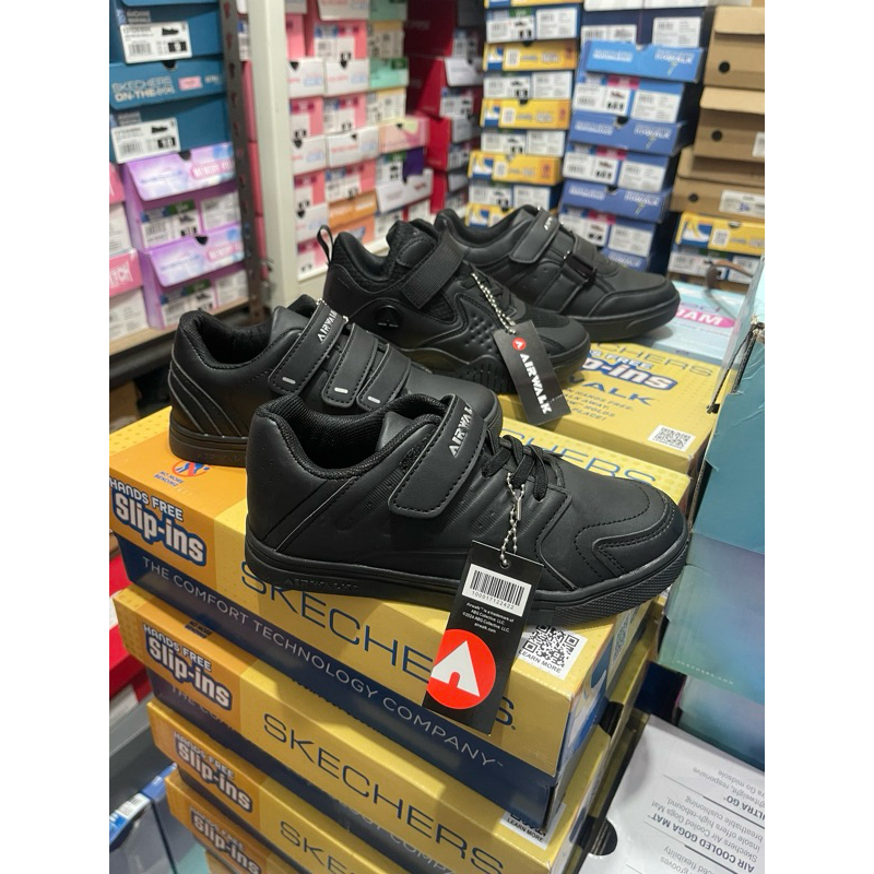 Jual SEPATU AIRWALK BLACK KIDS ORIGINAL STORE Sepatu anak hitam ...