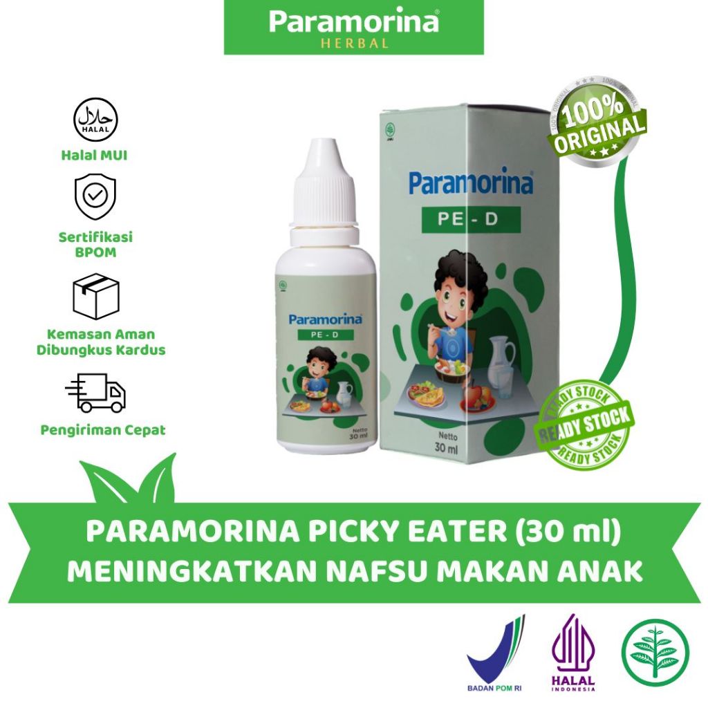 Jual Paramorina Drop/Tetes Pickyeater PE-D Isi 30 ml - Vitamin ...