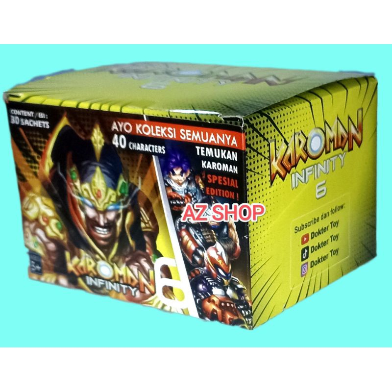 Jual KAROMAN INFINITY 6 ( 1 BOX ISI 30 PCS ) | Shopee Indonesia