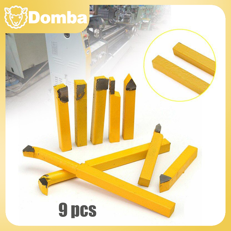 Jual 9Pcs Holder Bubut Pahat Bubut Besi Set Pisau Bubut Kayu Pisau ...