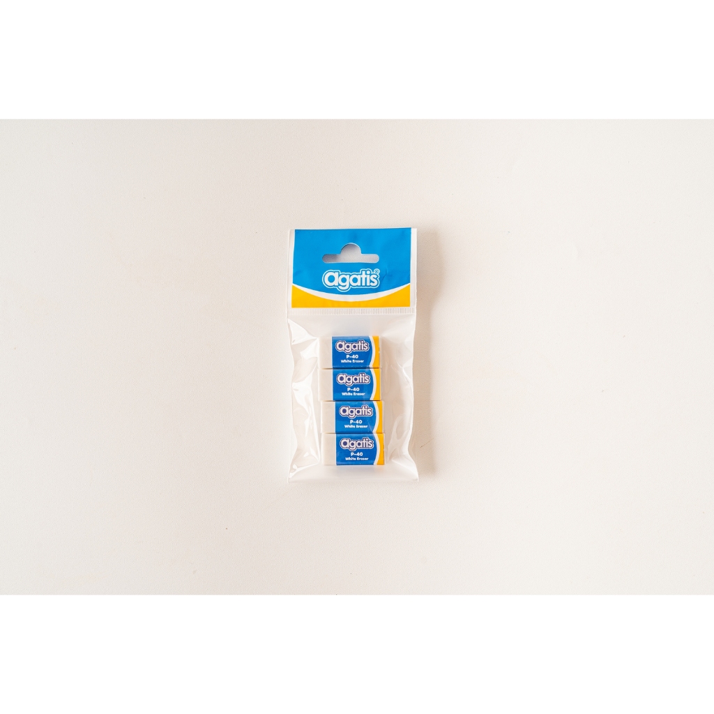 Jual Agatis - Penghapus Pensil Kecil P40 White Eraser Set Isi 4Pcs ...