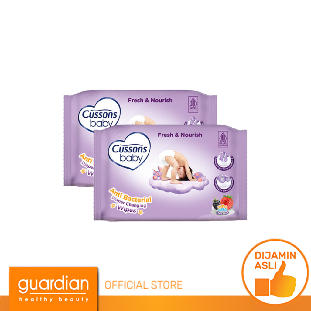 Jual Cussons Baby Wipes Fresh & Nourish - Tisu Basah Bayi - Ganti Popok ...