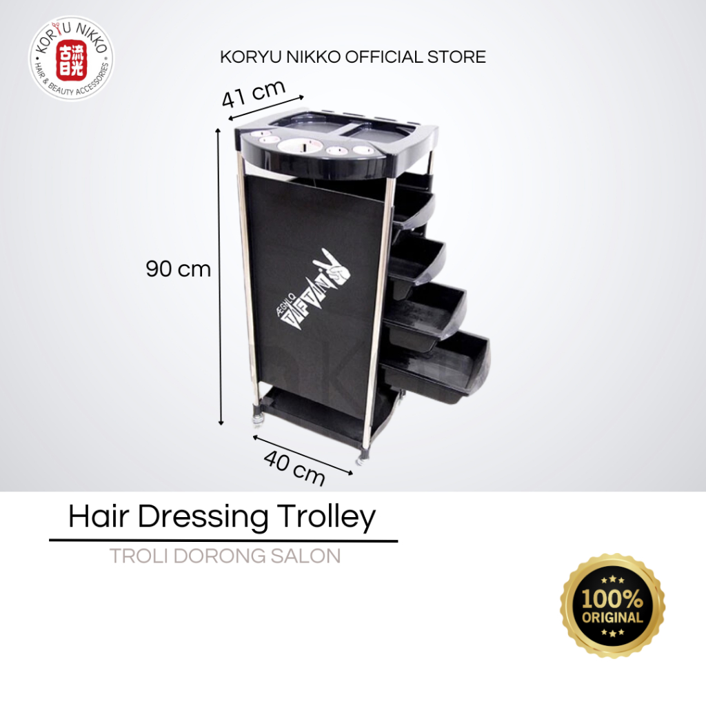 Jual Koryu Nikko - Troli Salon (Hair Dressing Trolley) - Troli Dorong ...