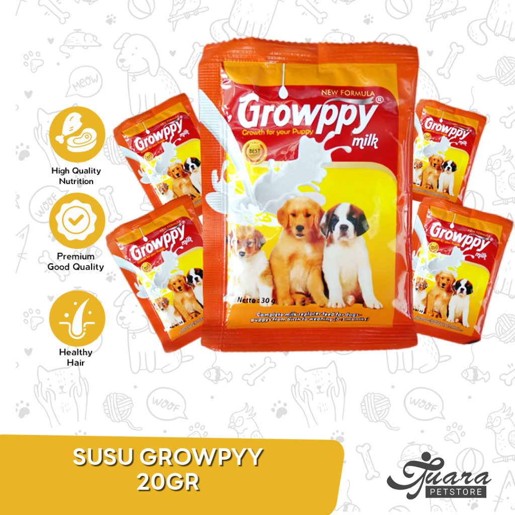 Jual Susu anak anjing puppy milk GROWPPY Dog Milk Puppy 30 gr anakan sachet | Shopee Indonesia