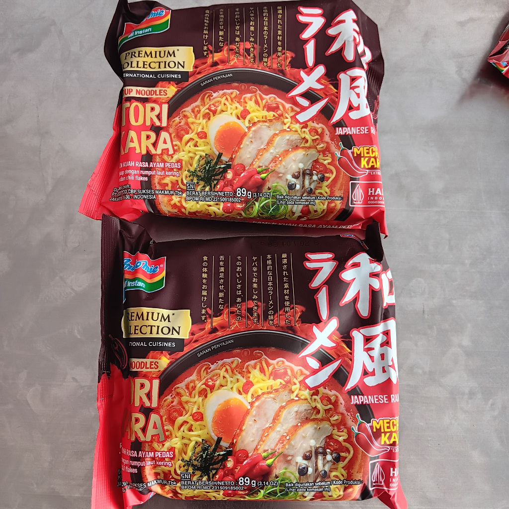 Jual INDOMIE TORI KARA KUAH RASA AYAM PEDAS 2 pcs | Shopee Indonesia