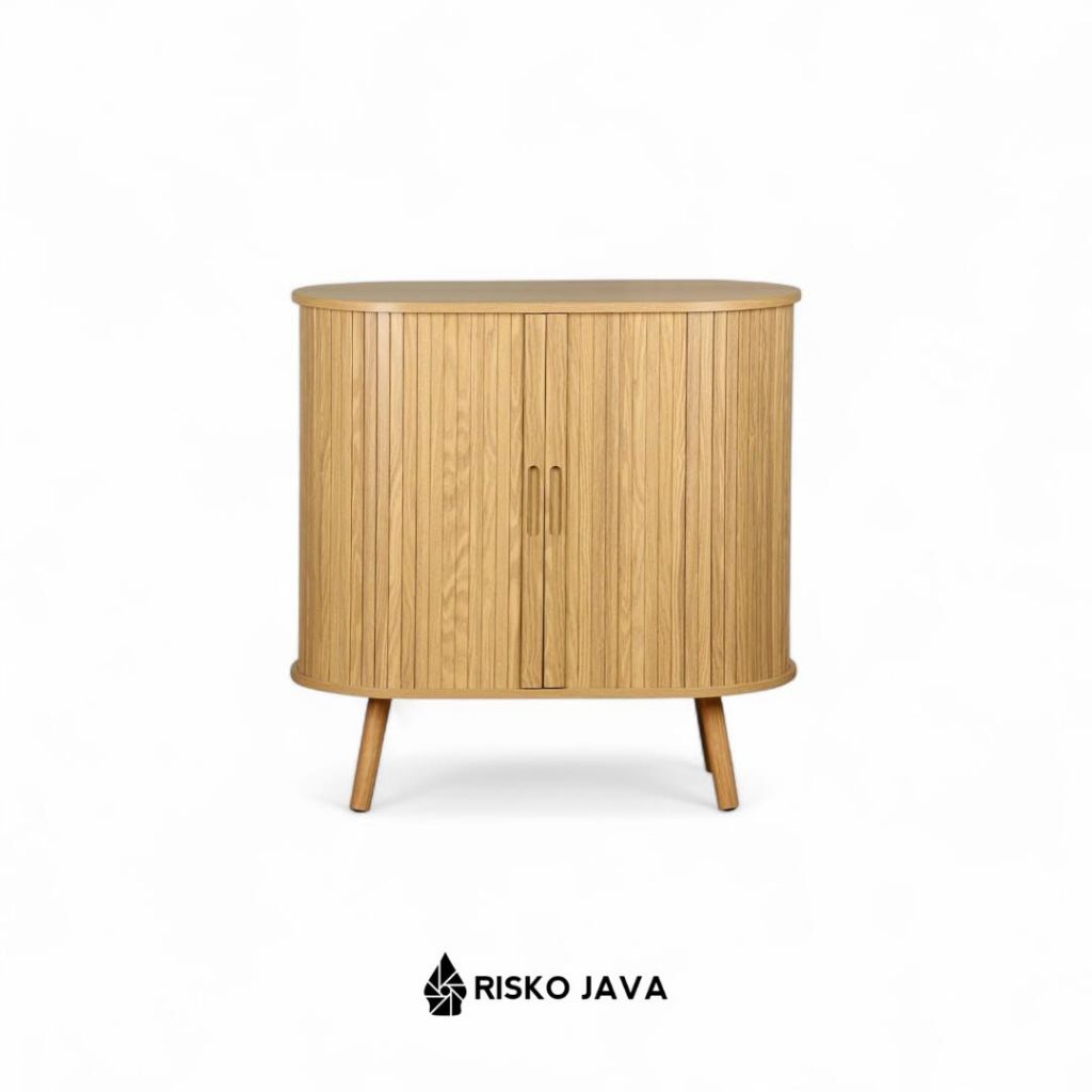 Jual Bufet Salur Pintu Sliding / Bufet Kayu Jati Minimalis Retro ...
