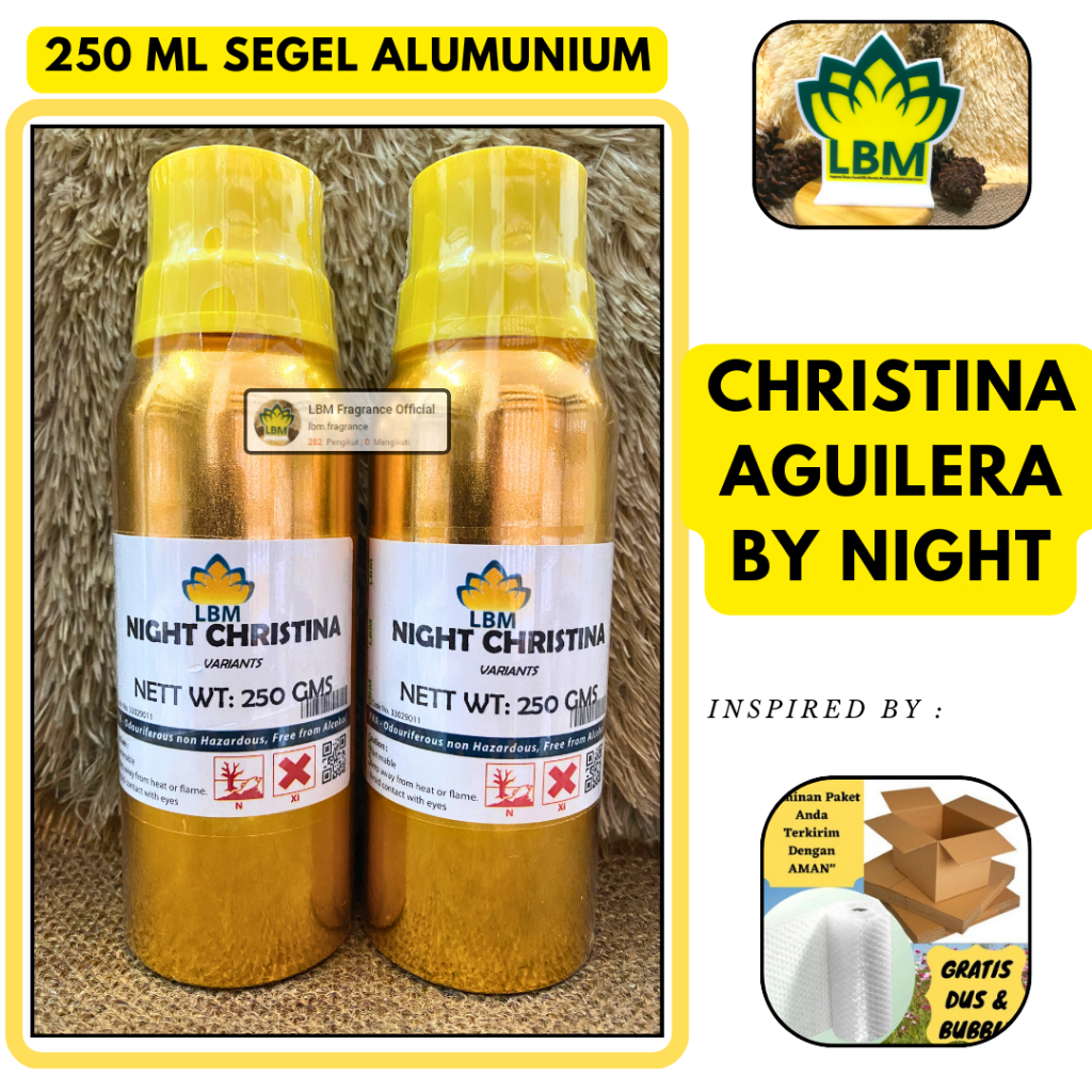 Jual BIBIT PARFUM CHRISTINA AGUILERA BY NIGHT MURNI SEGEL 250 ML SEGEL ...
