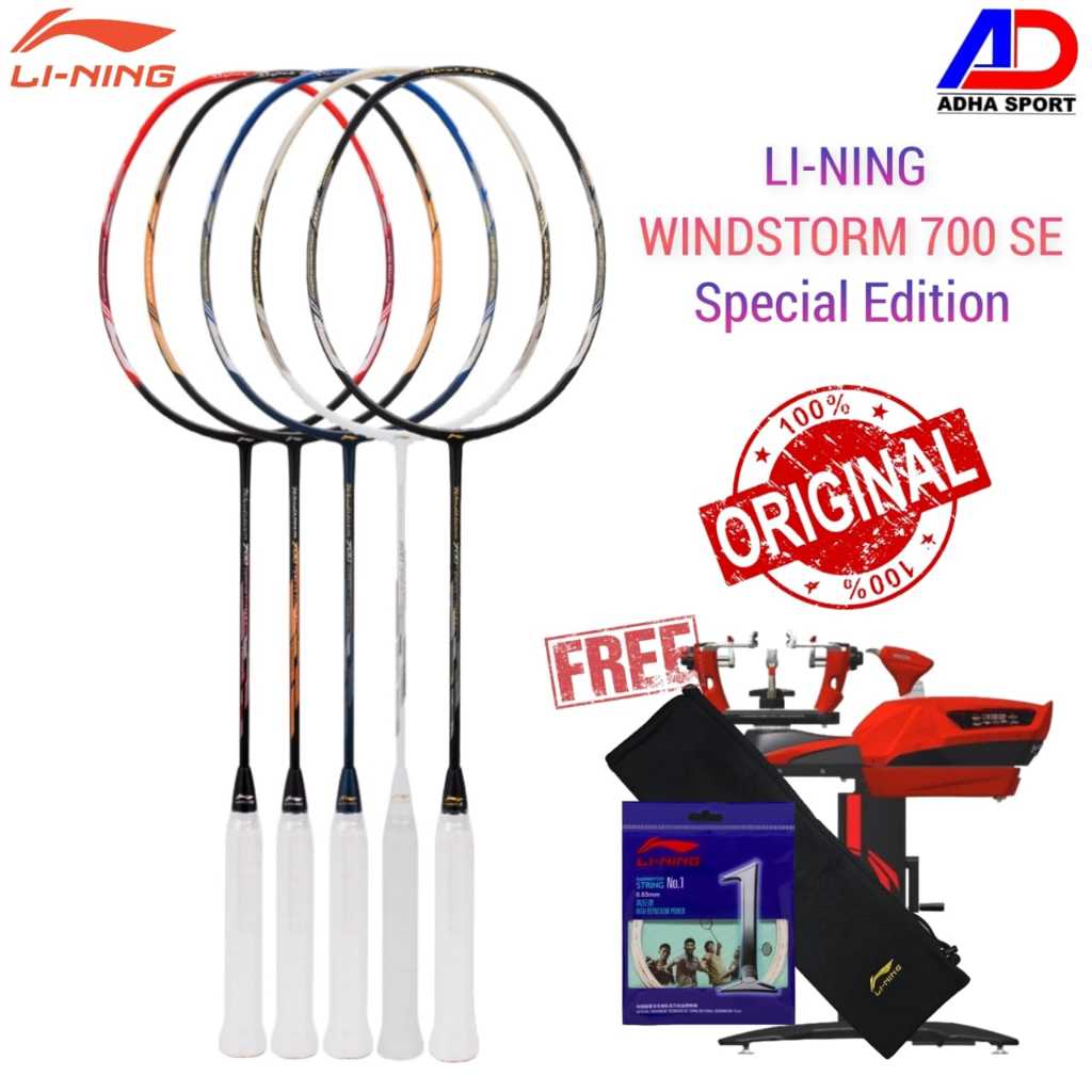 Jual Raket Badminton LiNing Windstorm 700 SE Special Edition Original ...