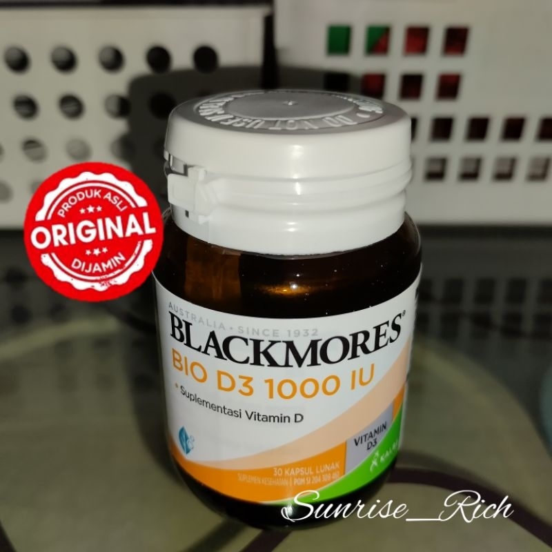 Jual BLACKMORES BIO D3 1000 IU 30 KAPSUL - Suplementasi Vitamin D | Shopee Indonesia